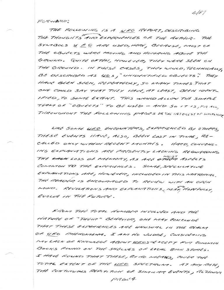 Blue River UFO Blog – A very unusual authentic UFO story | UFOs, UFO ...